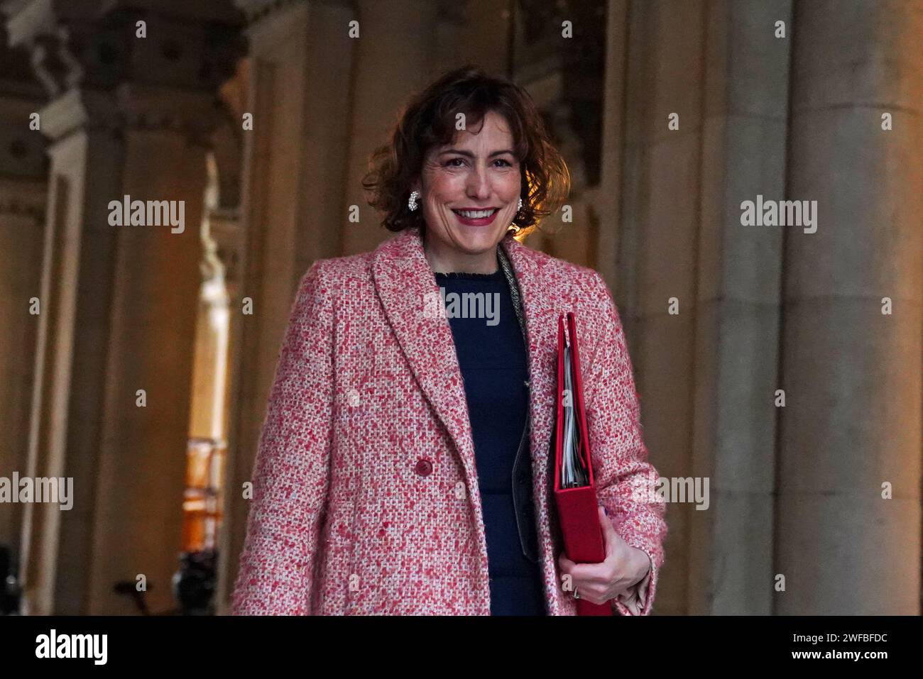 Health Secretary Victoria Atkins arriving in Downing Street, London ...