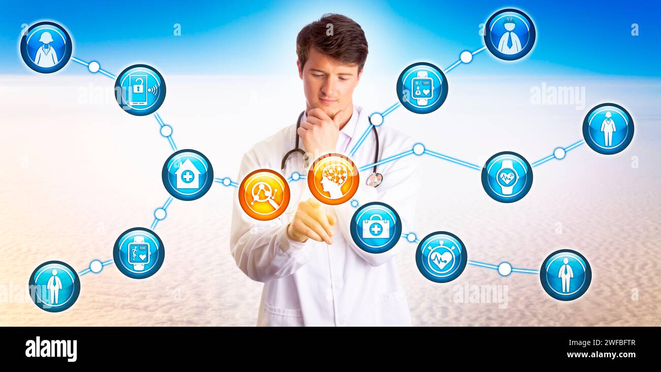 Doctor using ai hi-res stock photography and images - Alamy