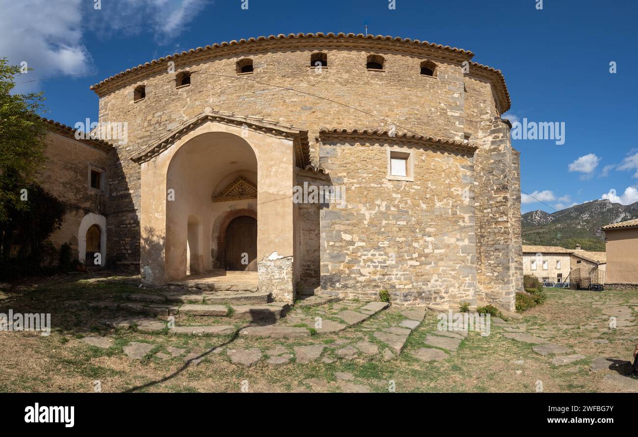 Parish church of Rodellar dedicated to St. John the Baptist. Rodellar ...
