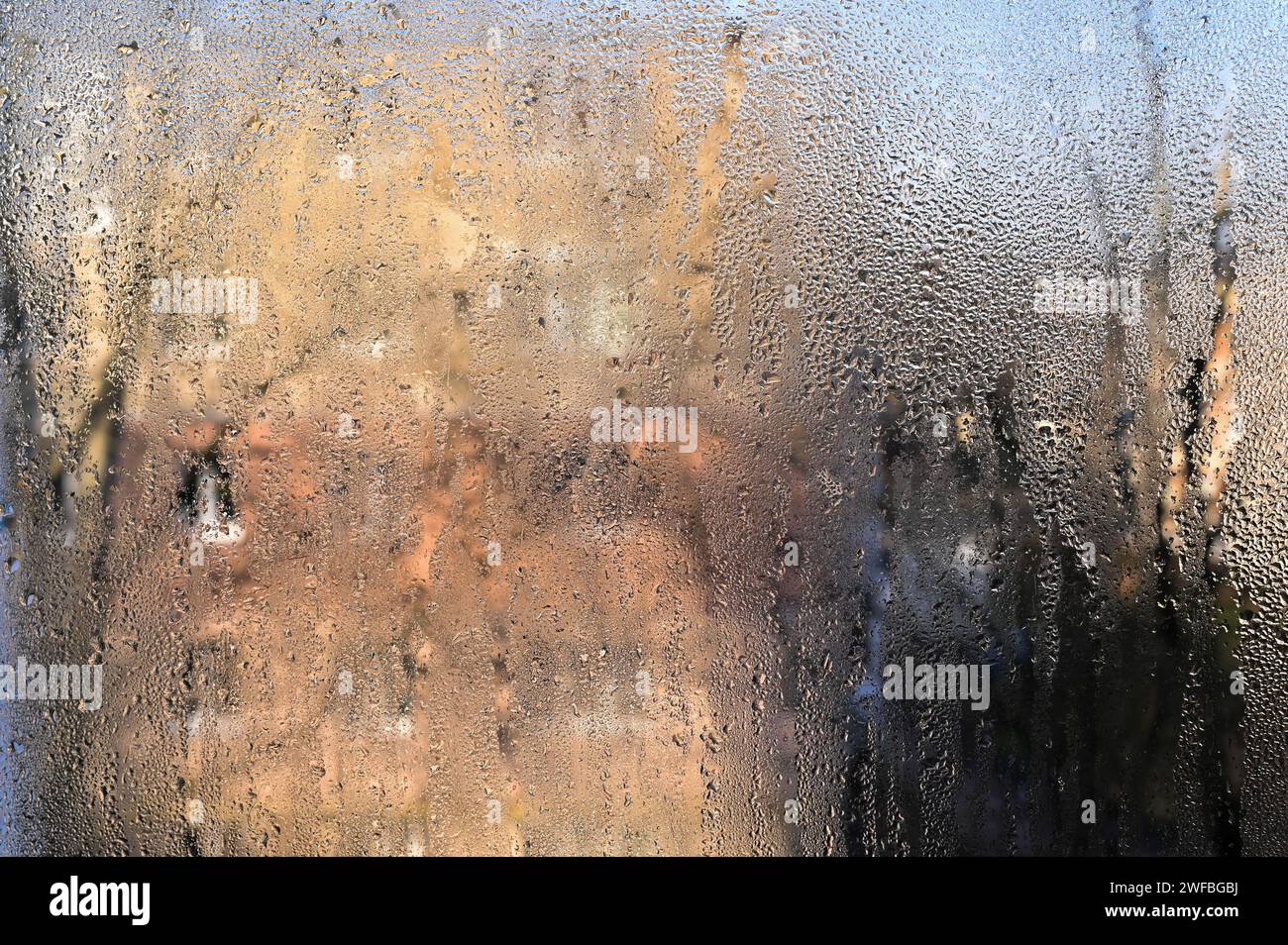 wet glass background. condensation on the window Stock Photo - Alamy