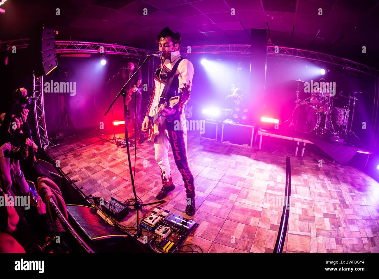 Milan, Italy. 29th Jan, 2024. The American rock musician Daniel Rocco ...