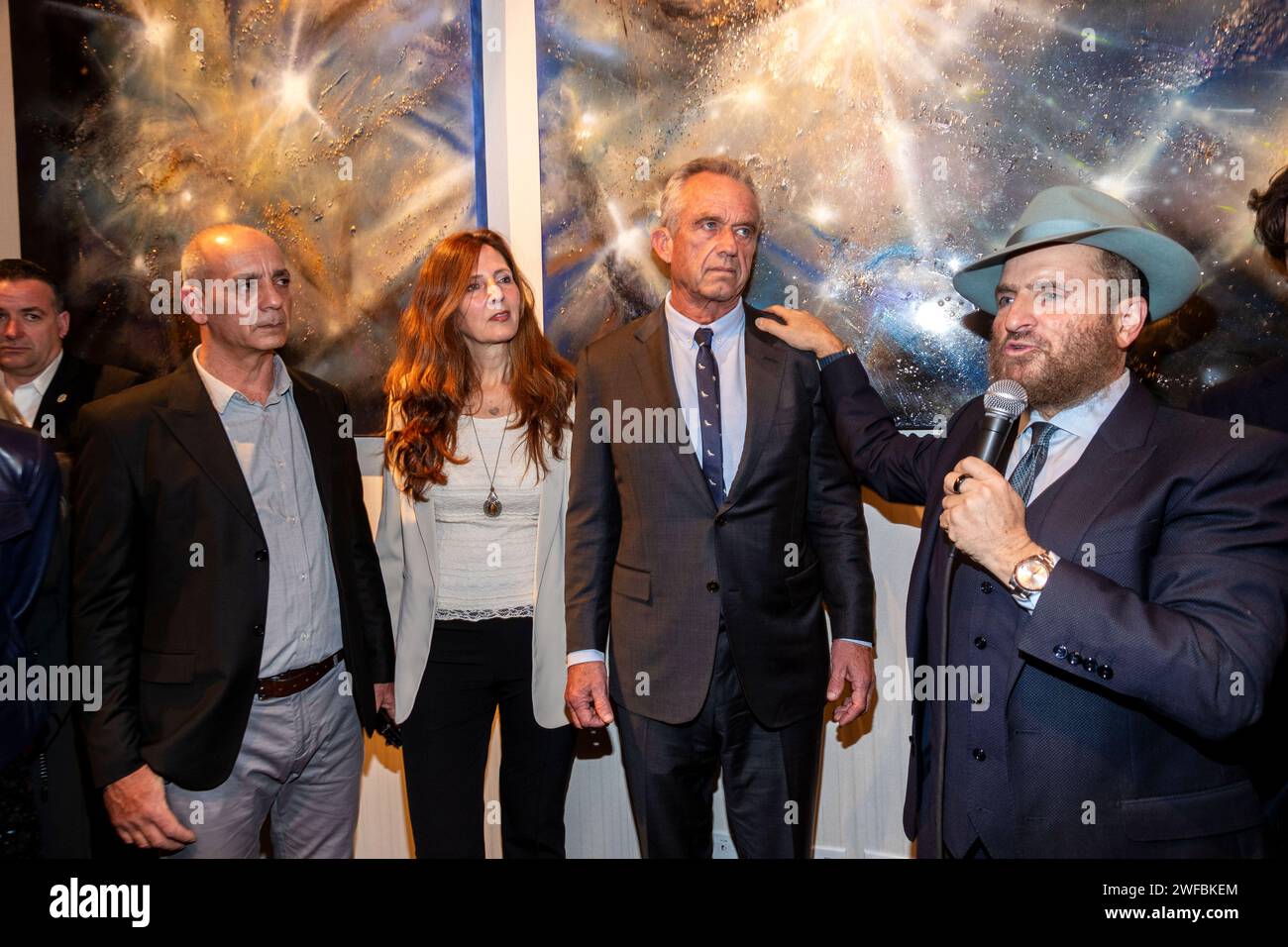 New York, NY, USA. 29th Jan, 2024. Nissim Louk, Ricarda Louk, Robert F ...