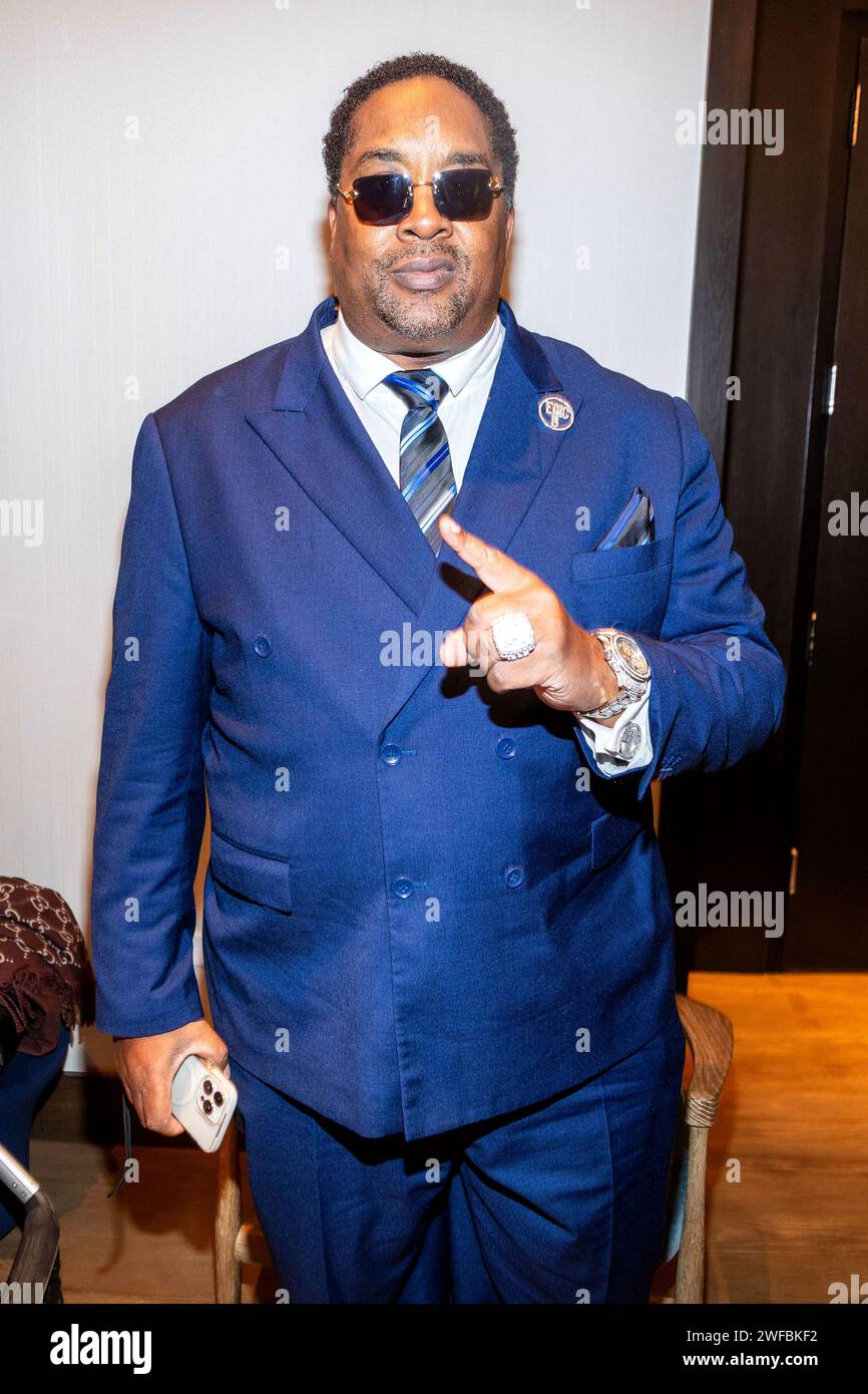 New York, NY, USA. 29th Jan, 2024. Recording artist, Eric B at the ...