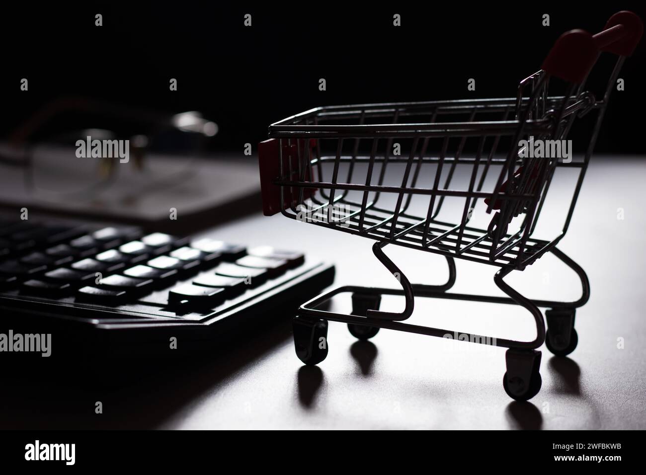 Budget of poor and low income family. Rising food and grocery store ...