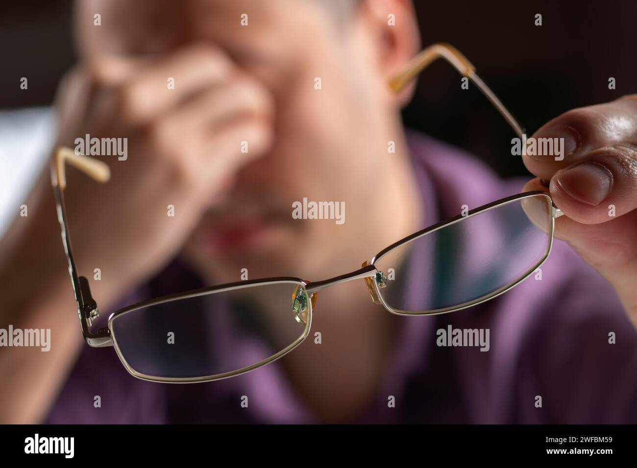 Trouble rubbing hi-res stock photography and images - Alamy