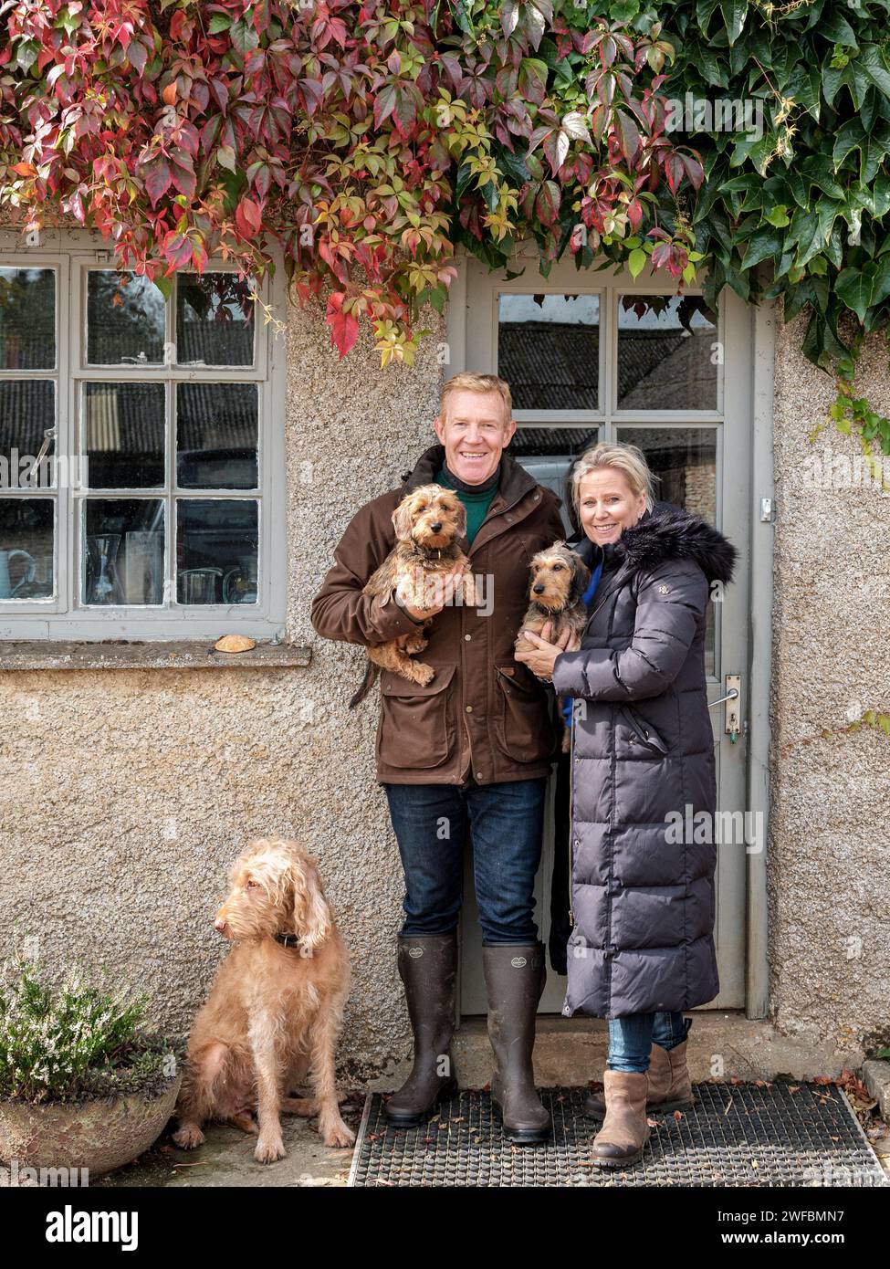 Adam & Charlie Henson at home on their farm Stock Photo - Alamy