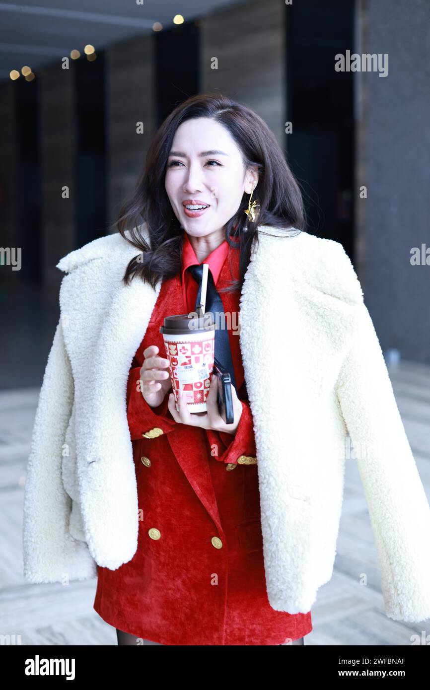 Hong Kong-born Chinese Canadian actress Selena Lee appears in Shanghai ...