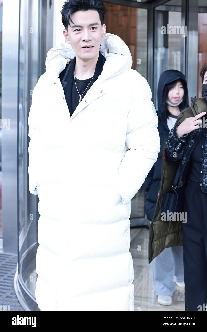 Chinese actor Jing Chao appears in Shanghai, China, 27 January, 2024 ...