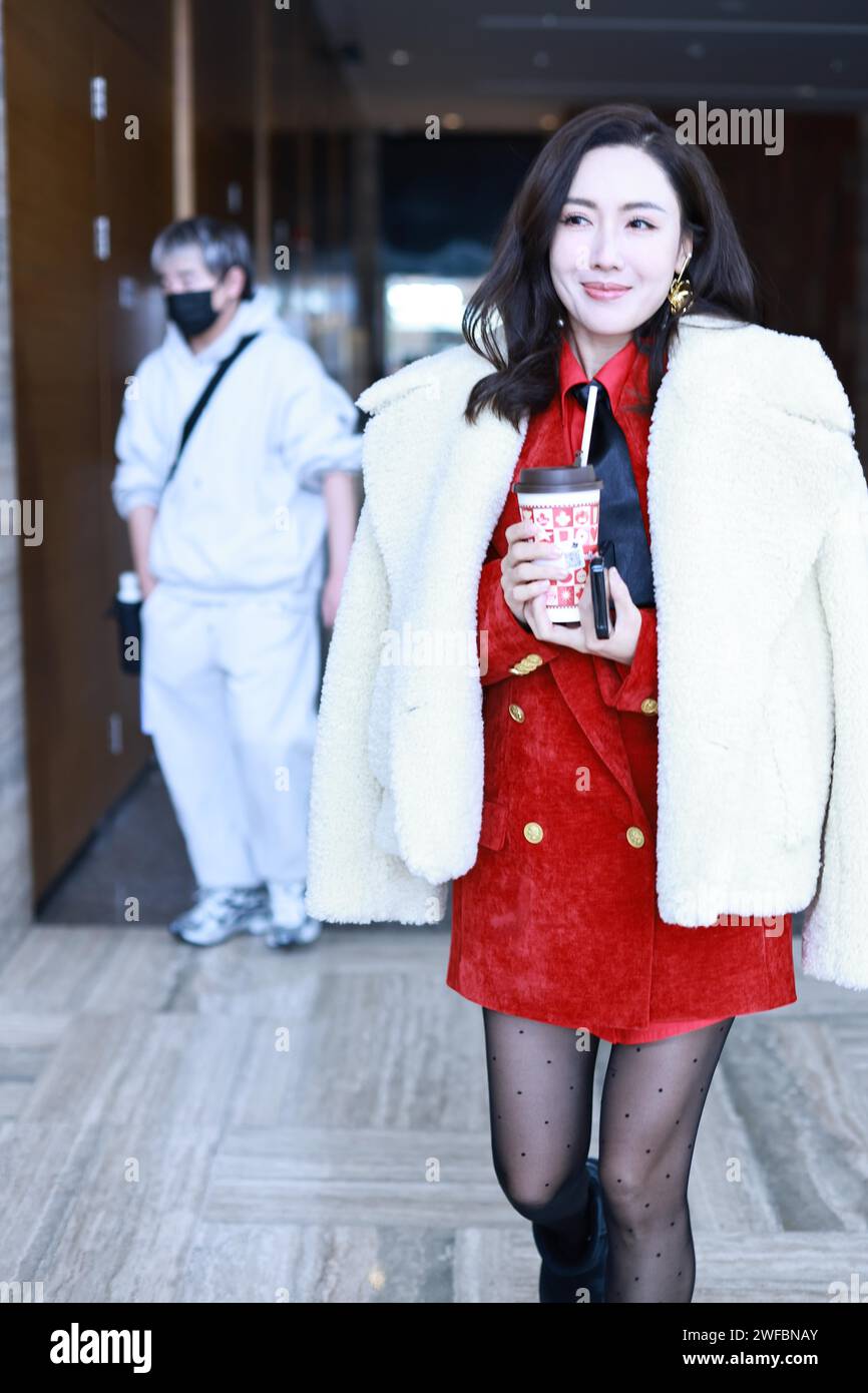 Hong Kong-born Chinese Canadian actress Selena Lee appears in Shanghai ...