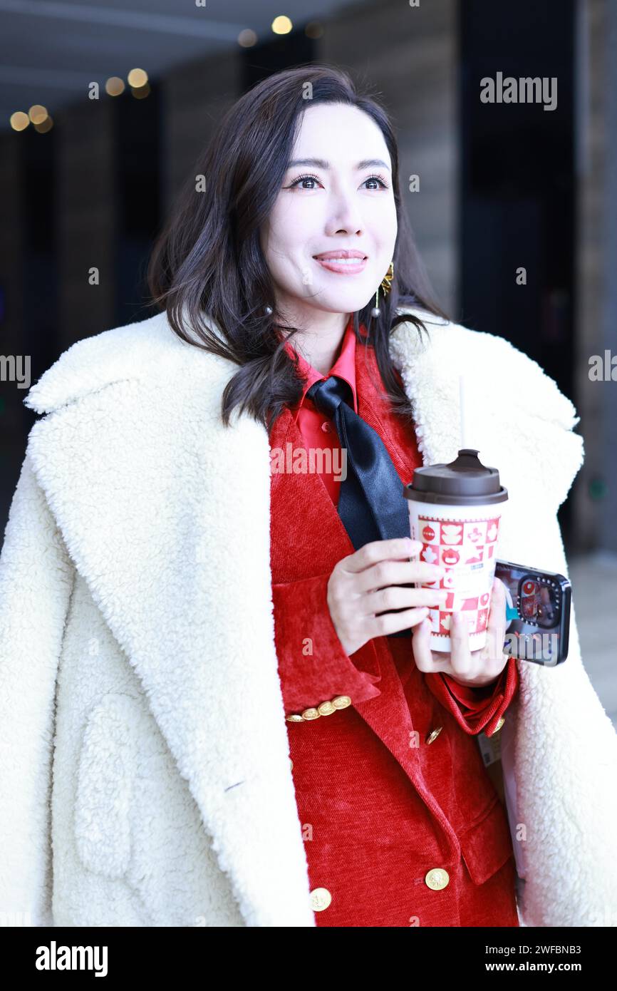 Hong Kong-born Chinese Canadian actress Selena Lee appears in Shanghai ...