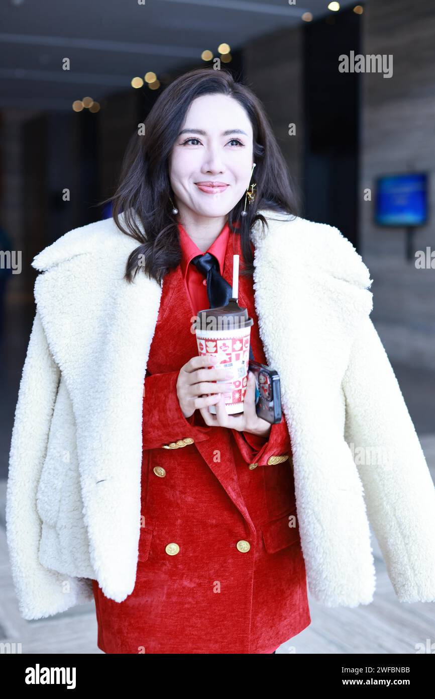 Hong Kong-born Chinese Canadian actress Selena Lee appears in Shanghai ...