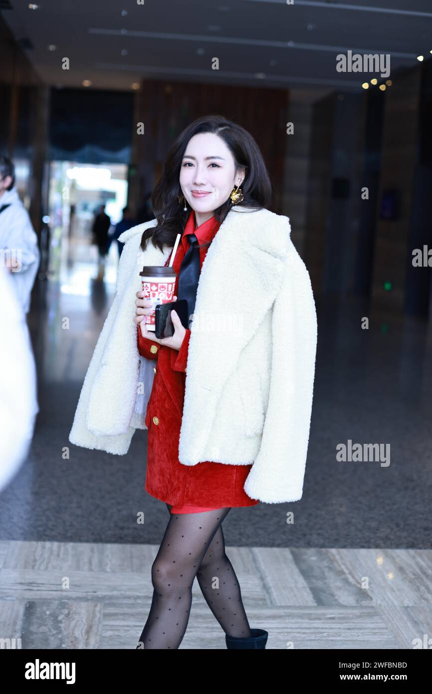 Hong Kong-born Chinese Canadian actress Selena Lee appears in Shanghai ...