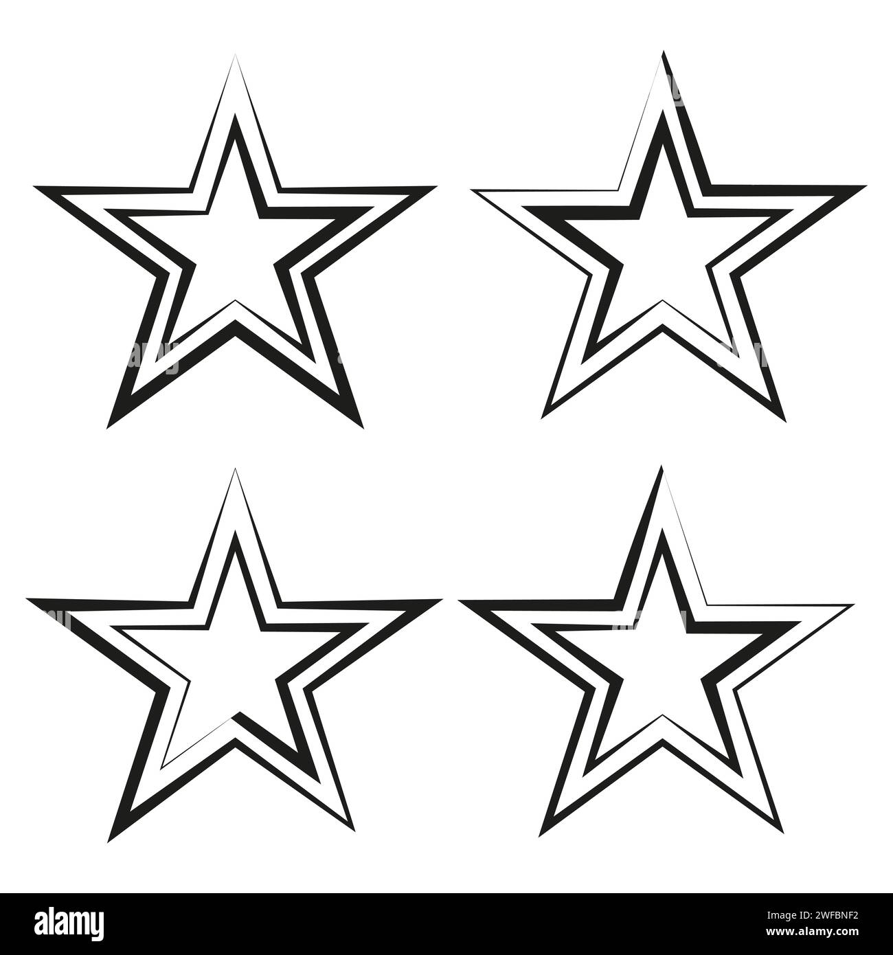 5 star vector image hi-res stock photography and images - Alamy