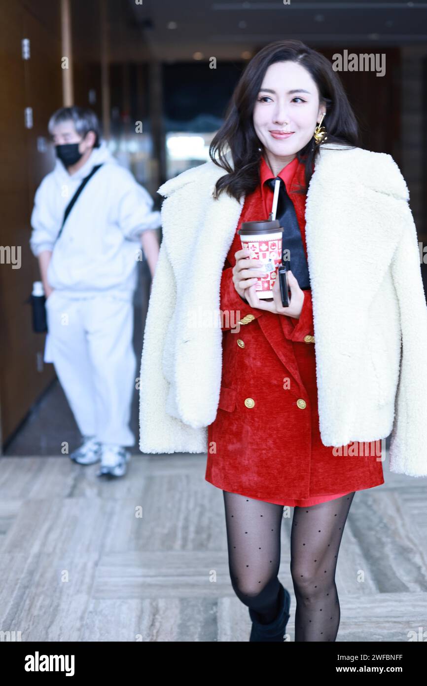 Hong Kong-born Chinese Canadian actress Selena Lee appears in Shanghai ...