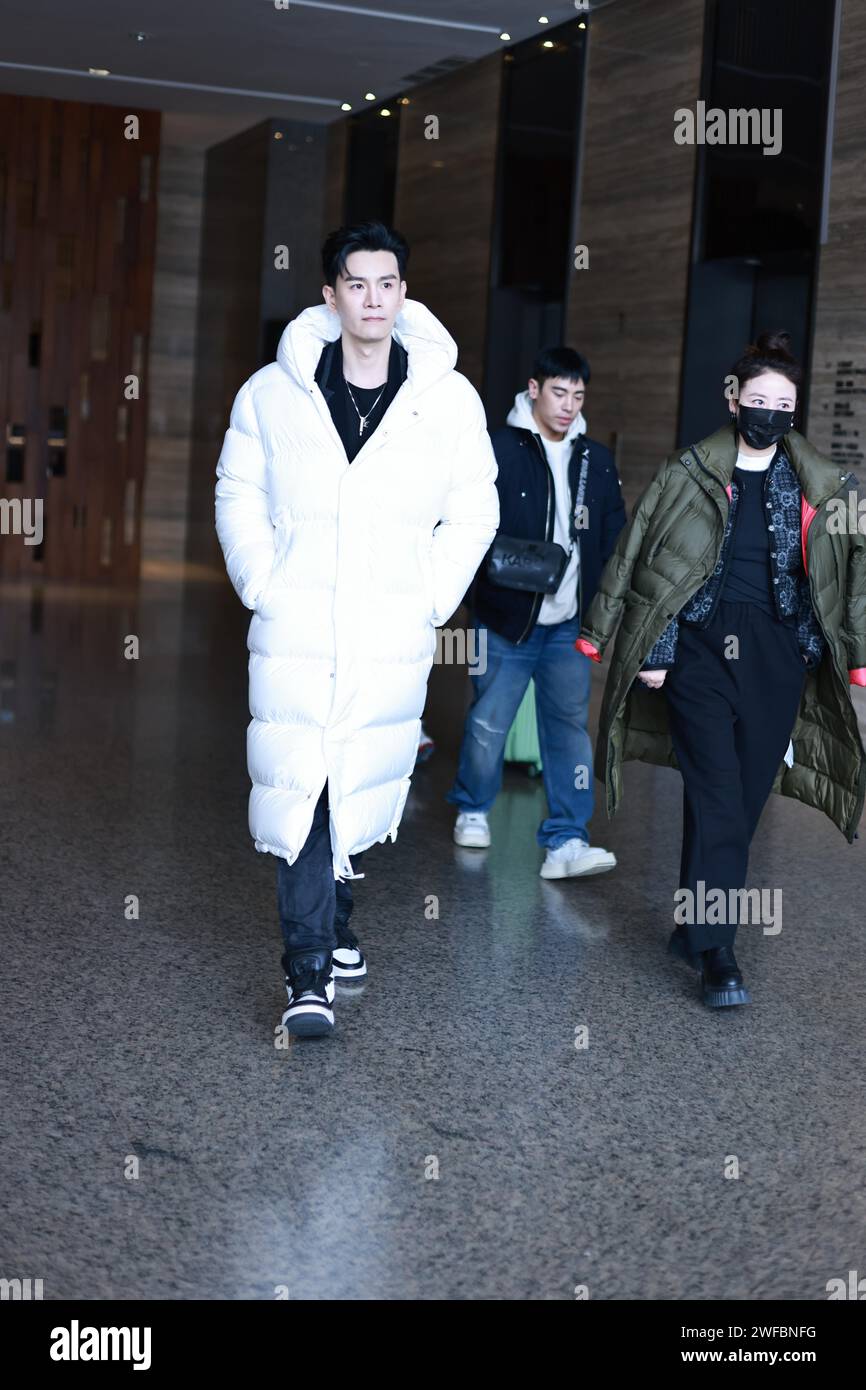 Chinese actor Jing Chao appears in Shanghai, China, 27 January, 2024 ...