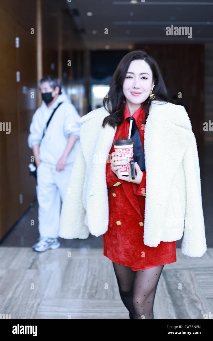 Hong Kong-born Chinese Canadian actress Selena Lee appears in Shanghai ...