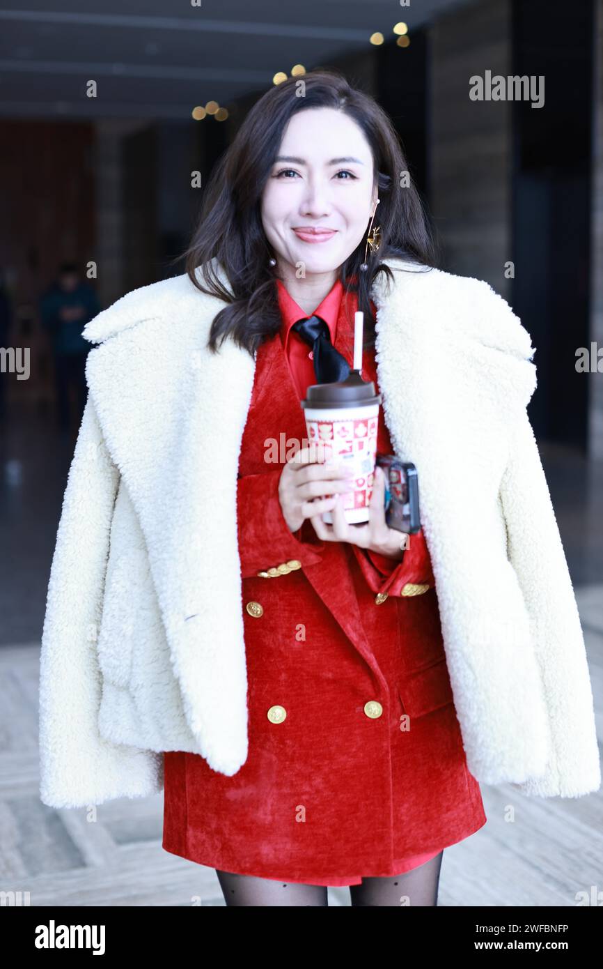 Hong Kong-born Chinese Canadian actress Selena Lee appears in Shanghai ...