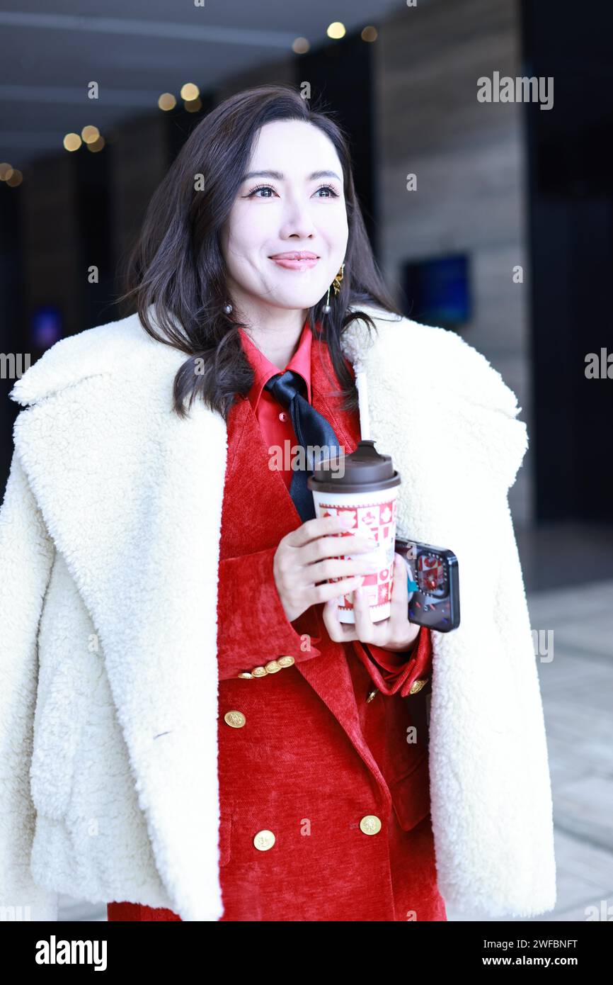 Hong Kong-born Chinese Canadian actress Selena Lee appears in Shanghai ...