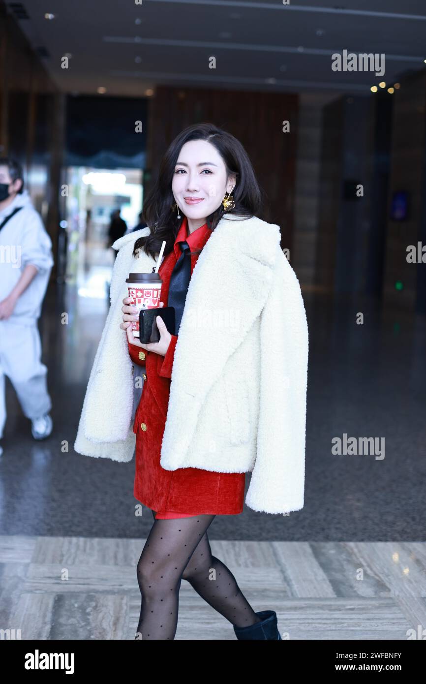 Hong Kong-born Chinese Canadian actress Selena Lee appears in Shanghai ...