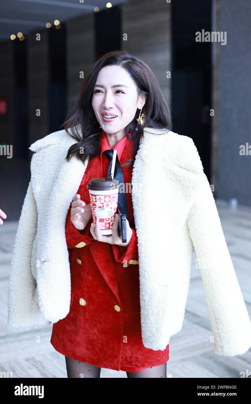 Hong Kong-born Chinese Canadian actress Selena Lee appears in Shanghai ...
