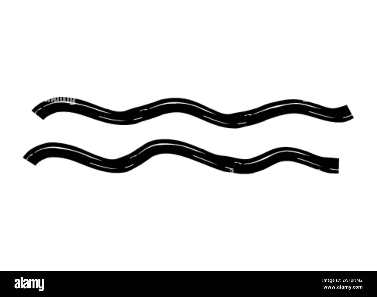 Hand drawn crayon chalk charcoal line arrow. curvy and wavy arrow ...