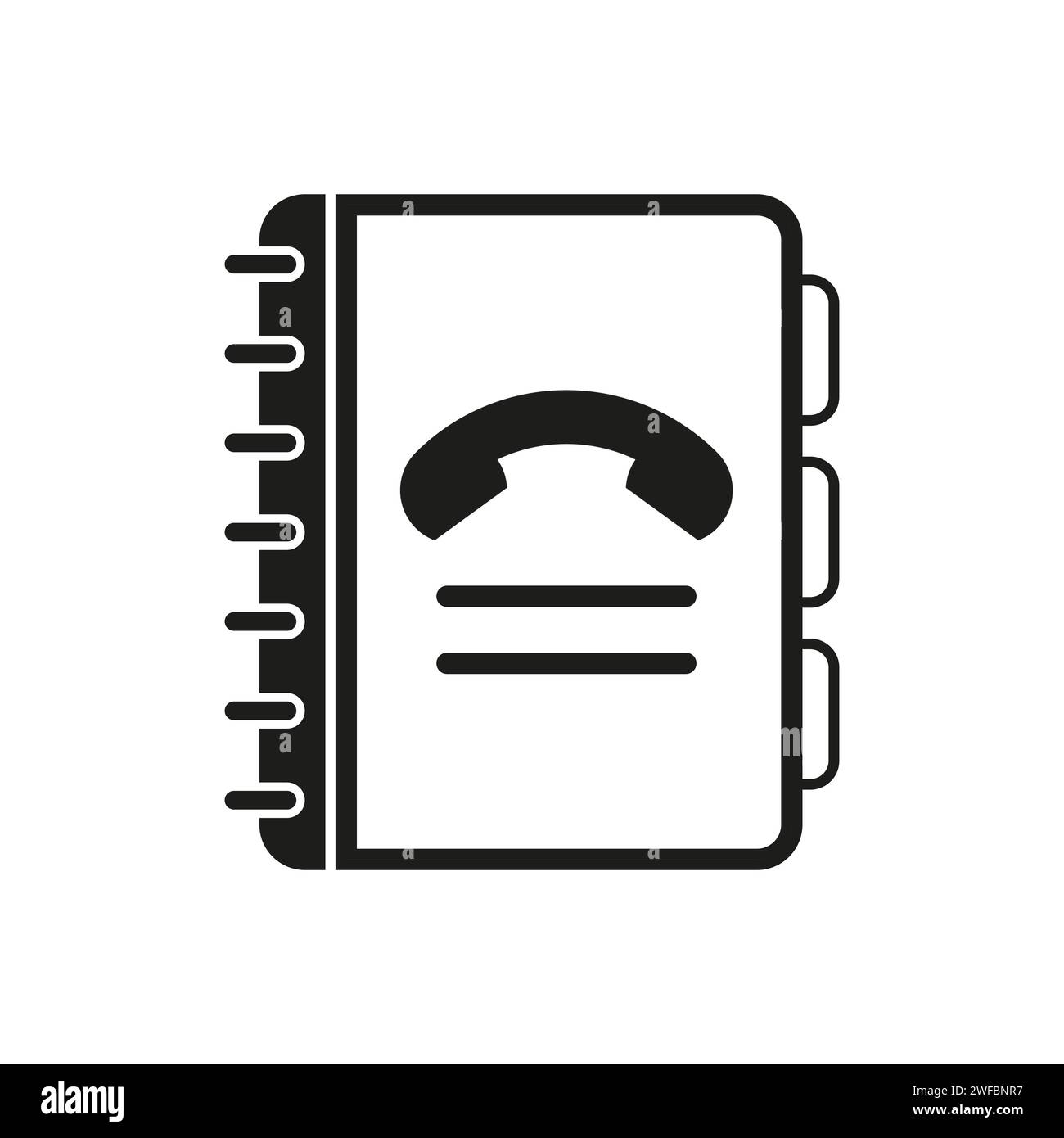 Telephone directory vector vectors hi-res stock photography and images ...