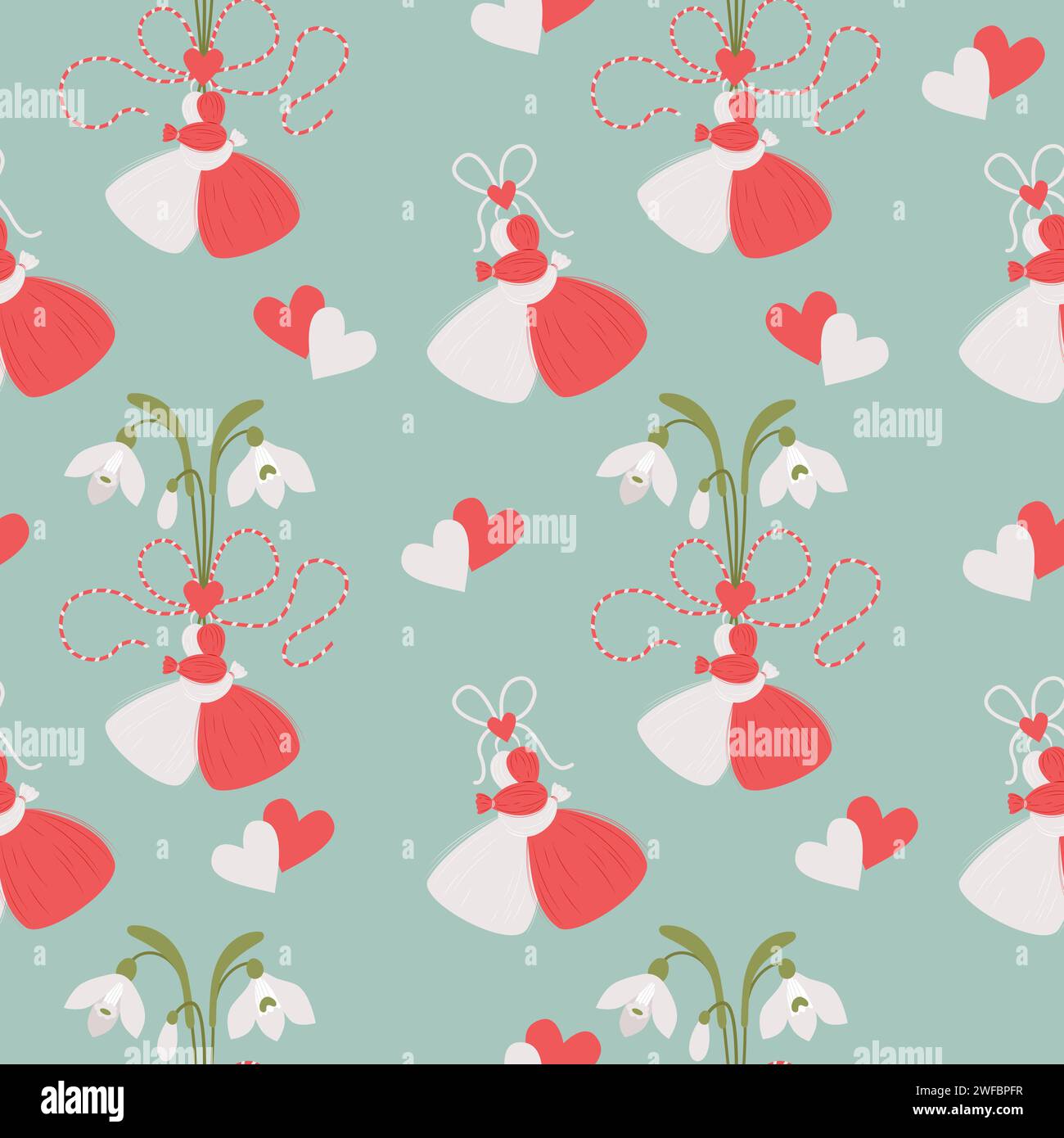 Martenitsas vector vectors hi-res stock photography and images - Alamy