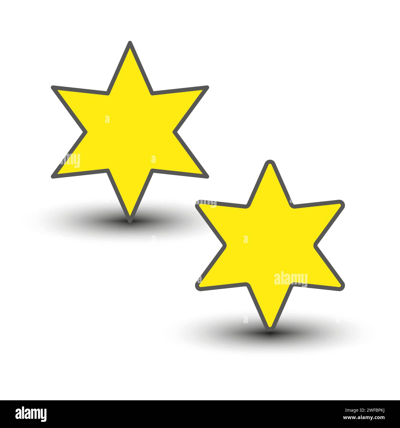 Six stars rating Cut Out Stock Images & Pictures - Alamy