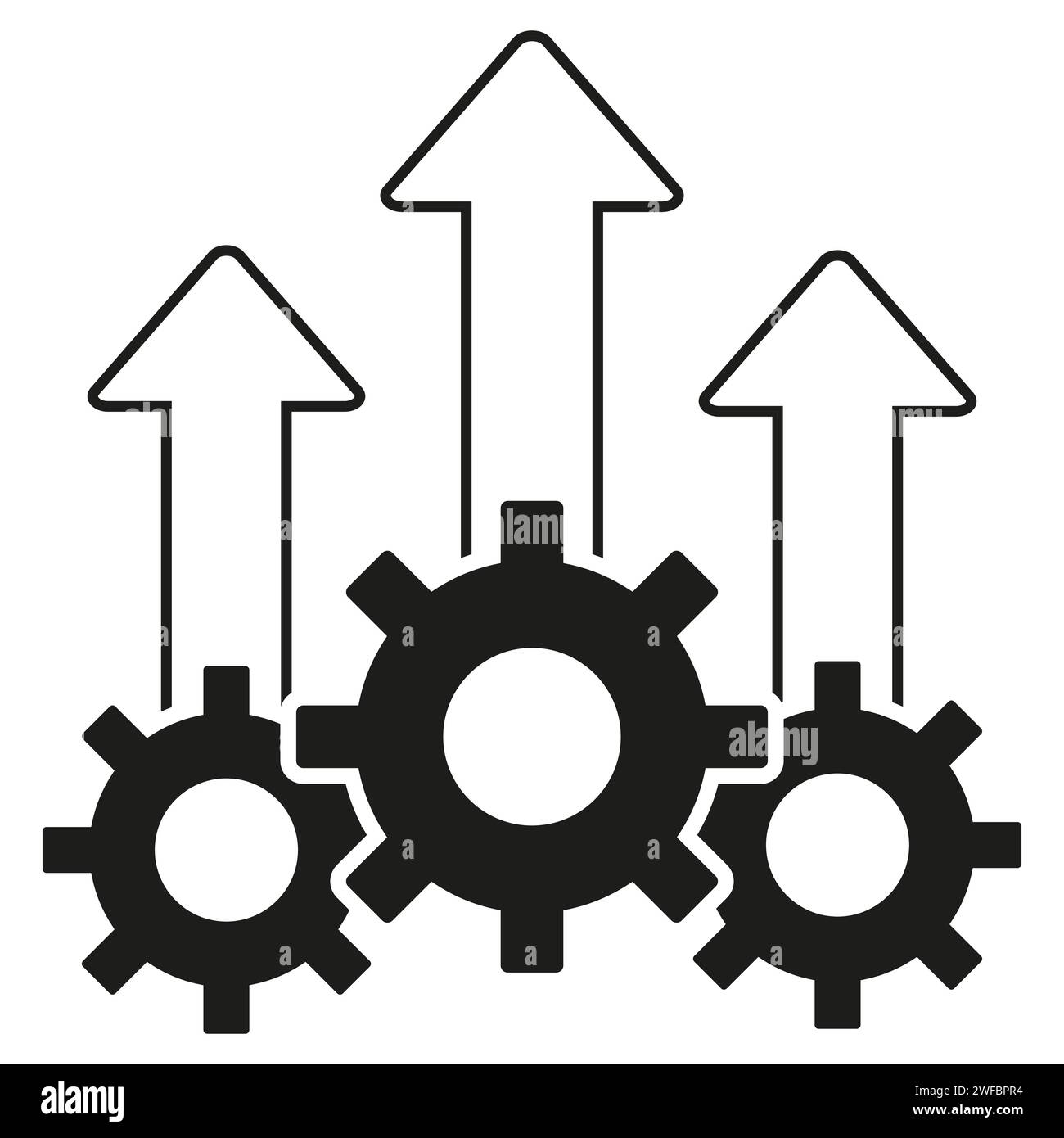 Operational excellence icon vector vectors hi-res stock photography and ...