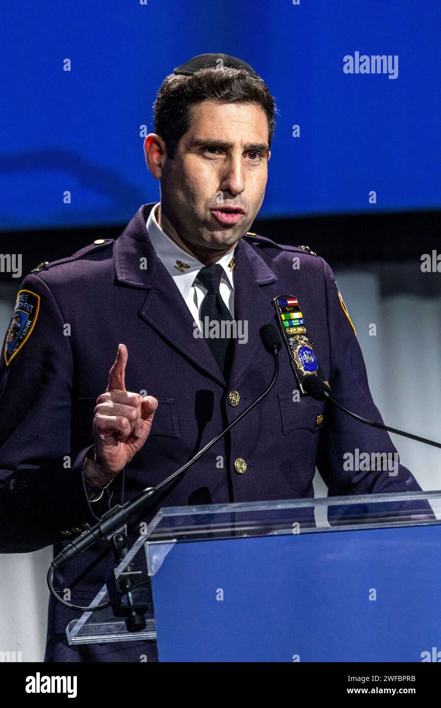 New York, NY, USA. 29th Jan, 2024. NYPD Inspector, Richard Taylor at ...