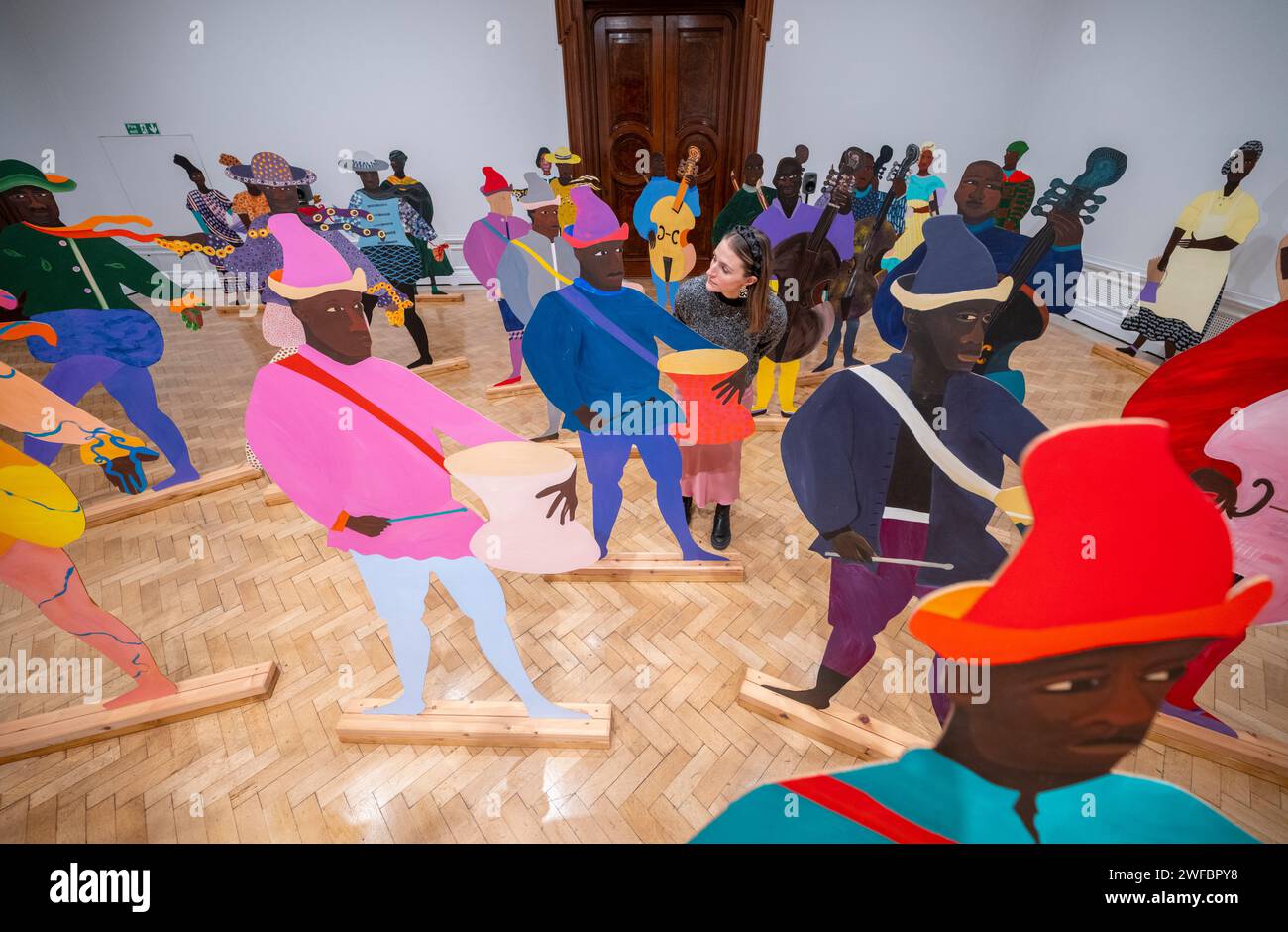 The Royal Academy of Arts, London, UK. 30th January, 2024. Entangled ...