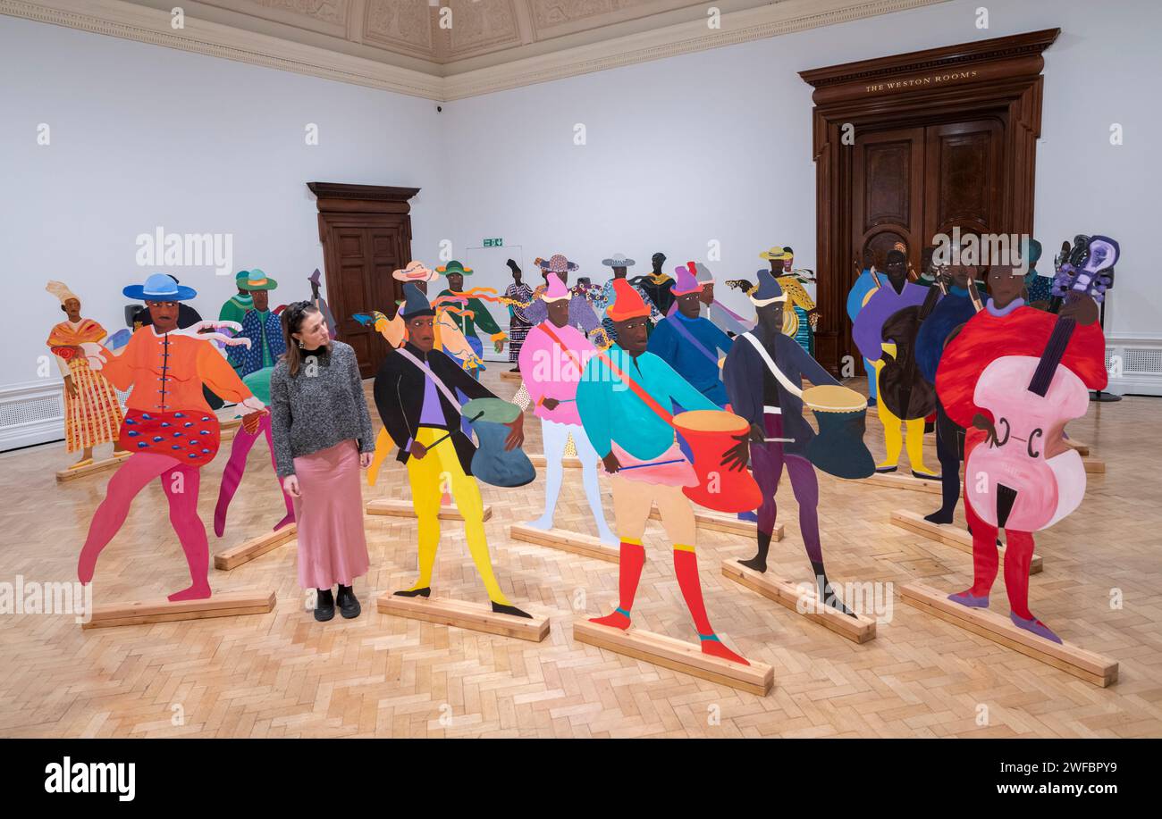 The Royal Academy of Arts, London, UK. 30th January, 2024. Entangled ...