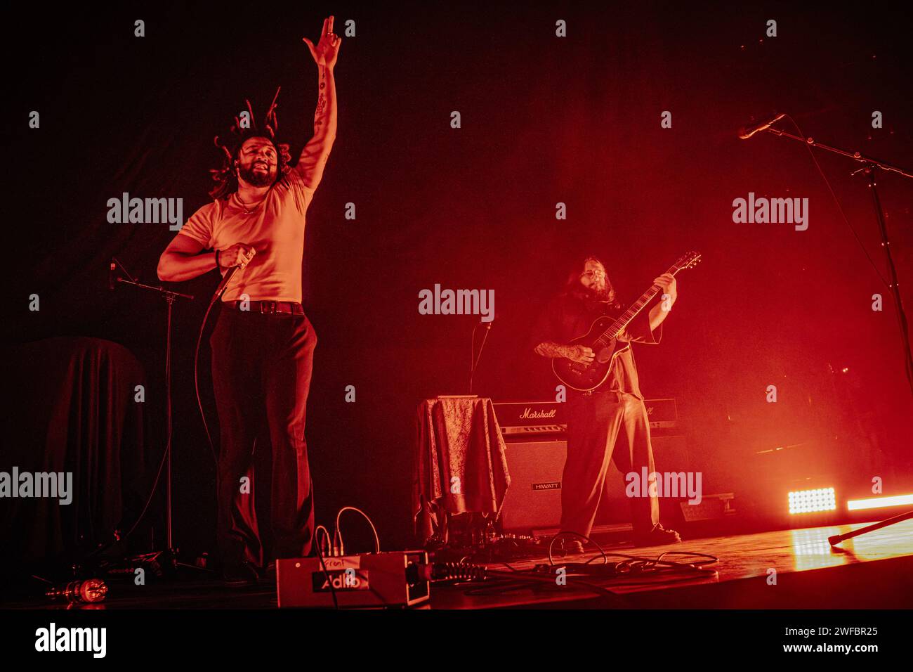 Copenhagen, Denmark. 29th Jan, 2024. The English heavy metal band ...