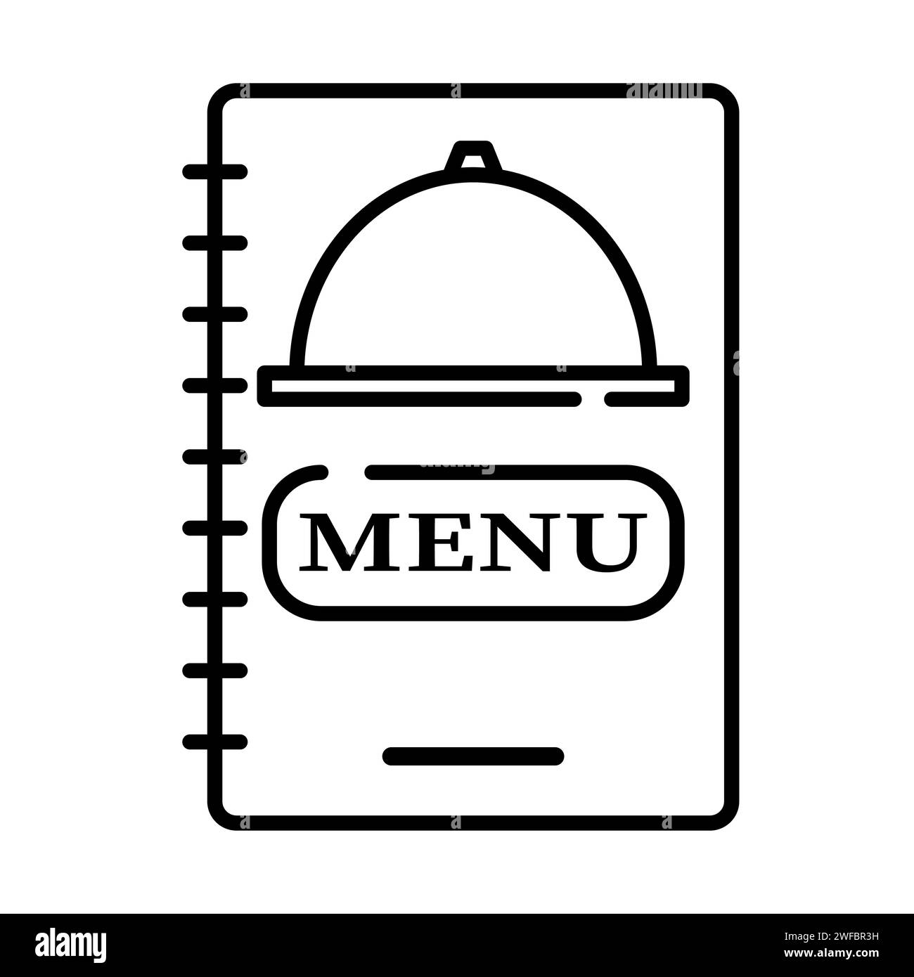 Menu Icon Old Paper Cooking Background Vector Illustration Stock Image Eps 10 Stock Vector
