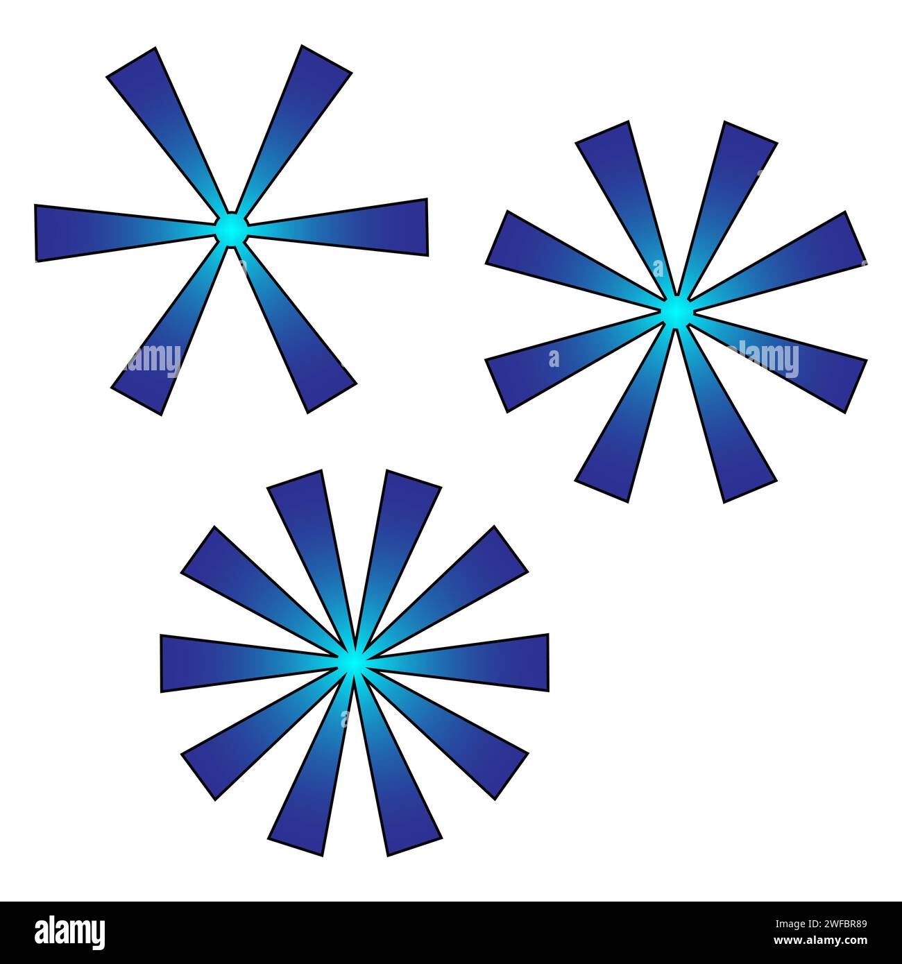 circles big beams on light background. Round shape. Doodle flyer ...