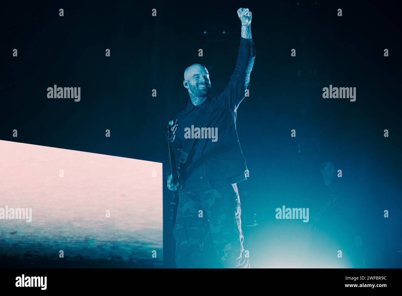 Spiritbox bass player hi-res stock photography and images - Alamy