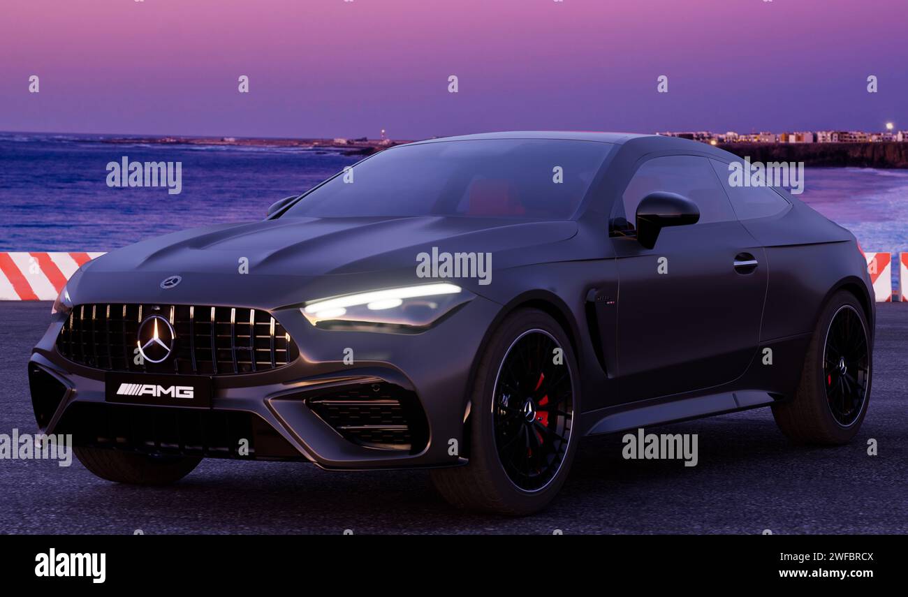 Mercedes-Benz CLE53 AMG Coupe Stock Photo - Alamy