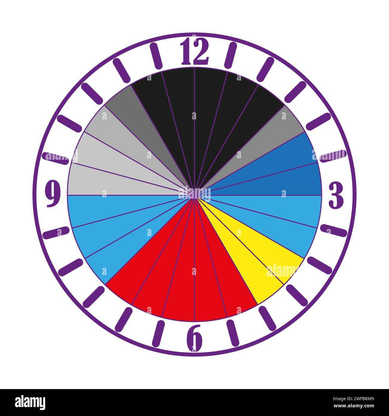 Four hour flower Stock Vector Images - Alamy
