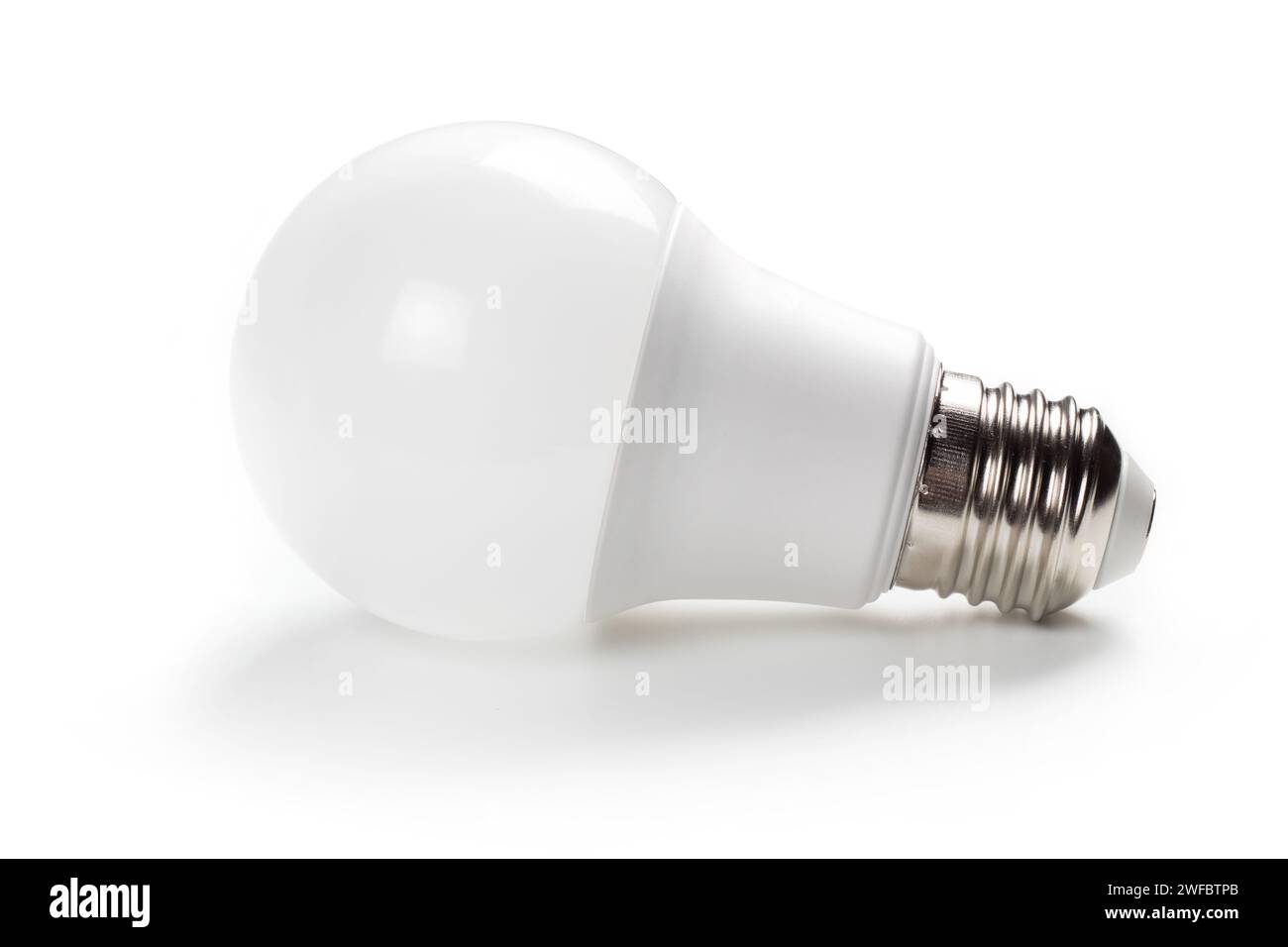 LED light bulb isolated on white background Stock Photo - Alamy