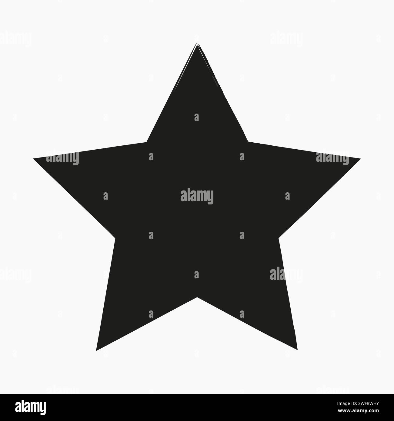 Black star icon. Abstract symbol. Art design. Quality design element ...