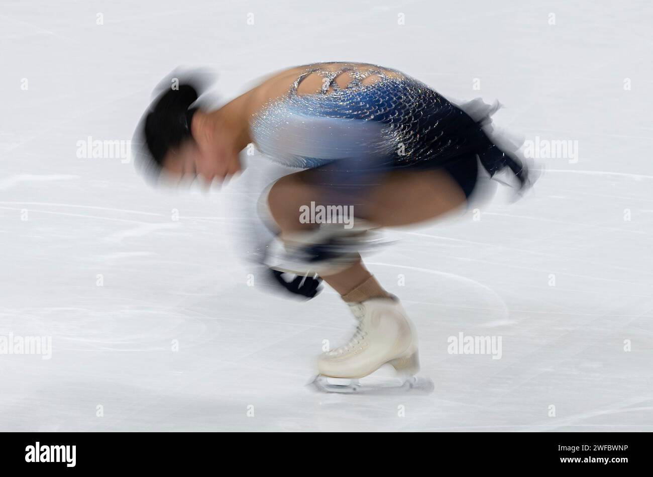 Sherry Zhang of the U.S. competes in the women's single free skating in ...