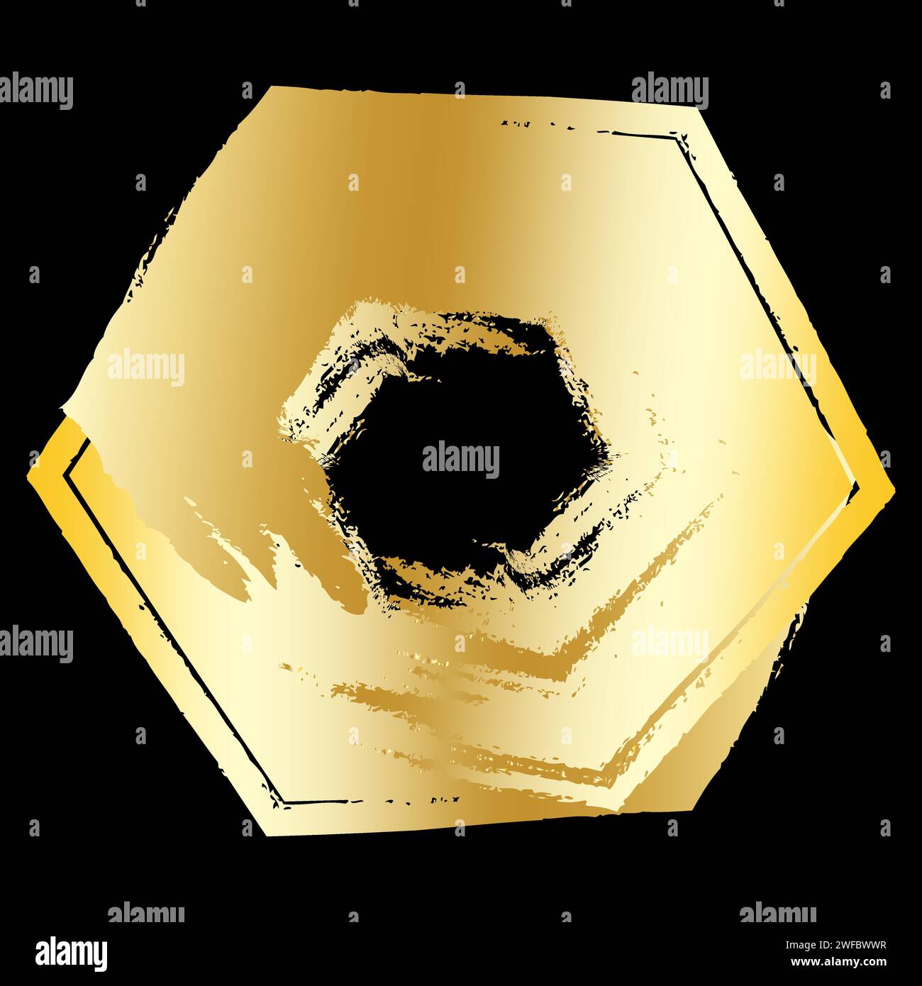 Heptagon design hi-res stock photography and images - Alamy