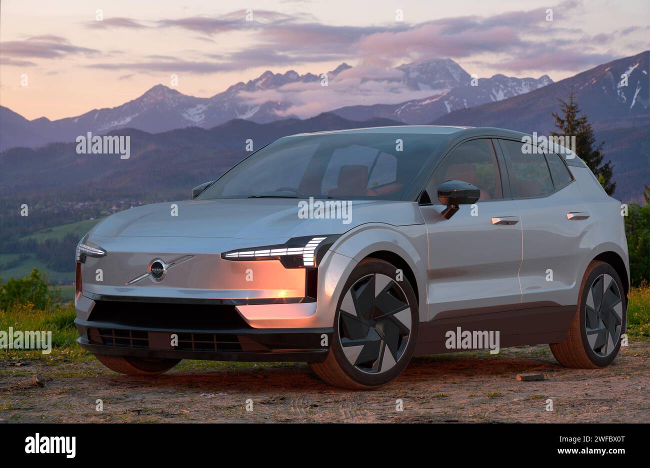 Pure electric compact suv hi-res stock photography and images - Alamy