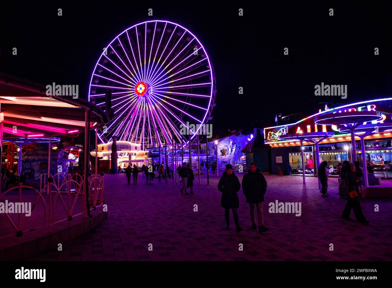 Prater Fairground Vienna Austria Stock Photo - Alamy