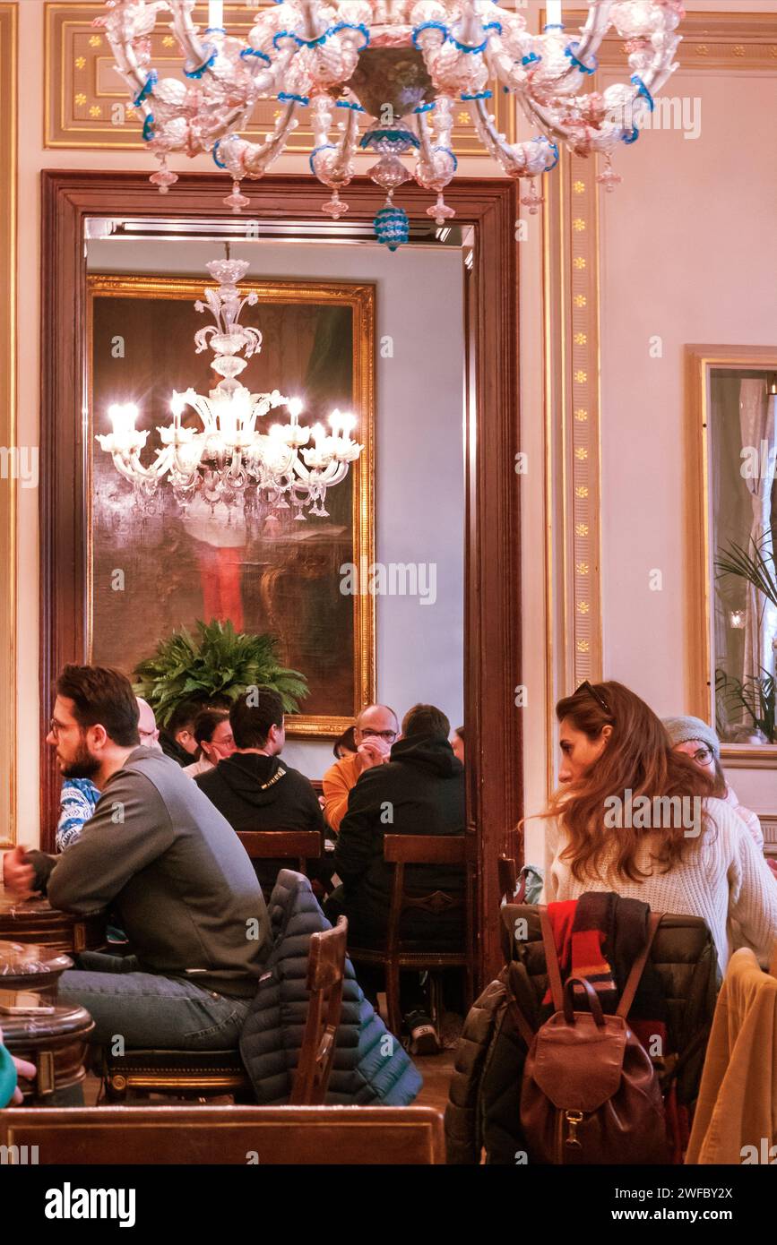 Cafe Demel in Vienna Austria Stock Photo - Alamy