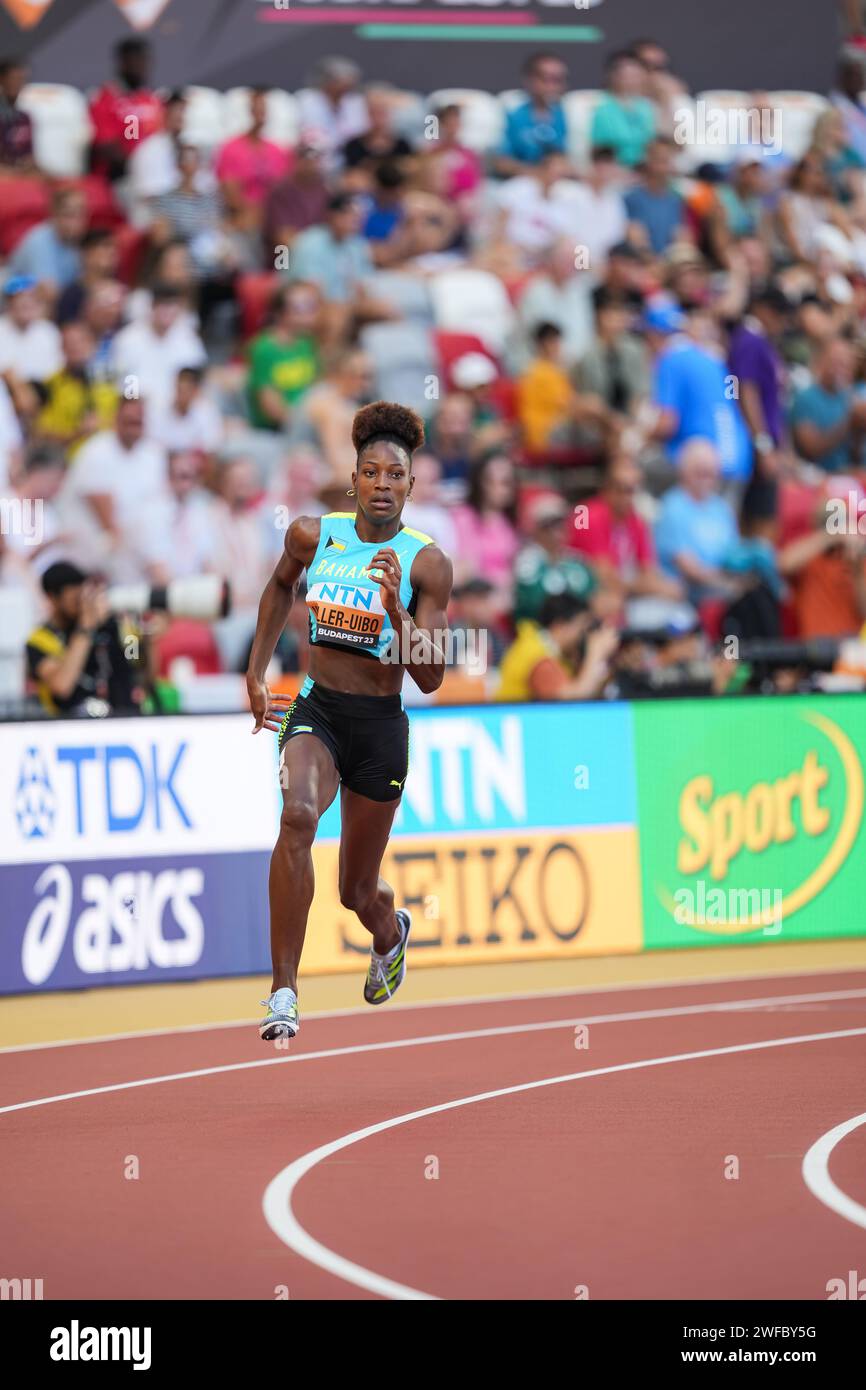 Shaunae MILLER-UIBO participating in the 400 meters at the World ...