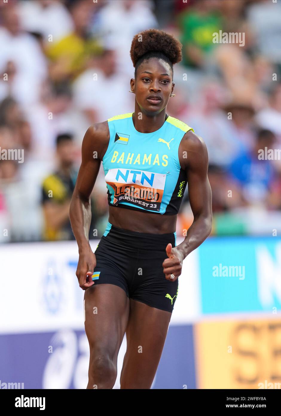 Shaunae MILLER-UIBO participating in the 400 meters at the World ...