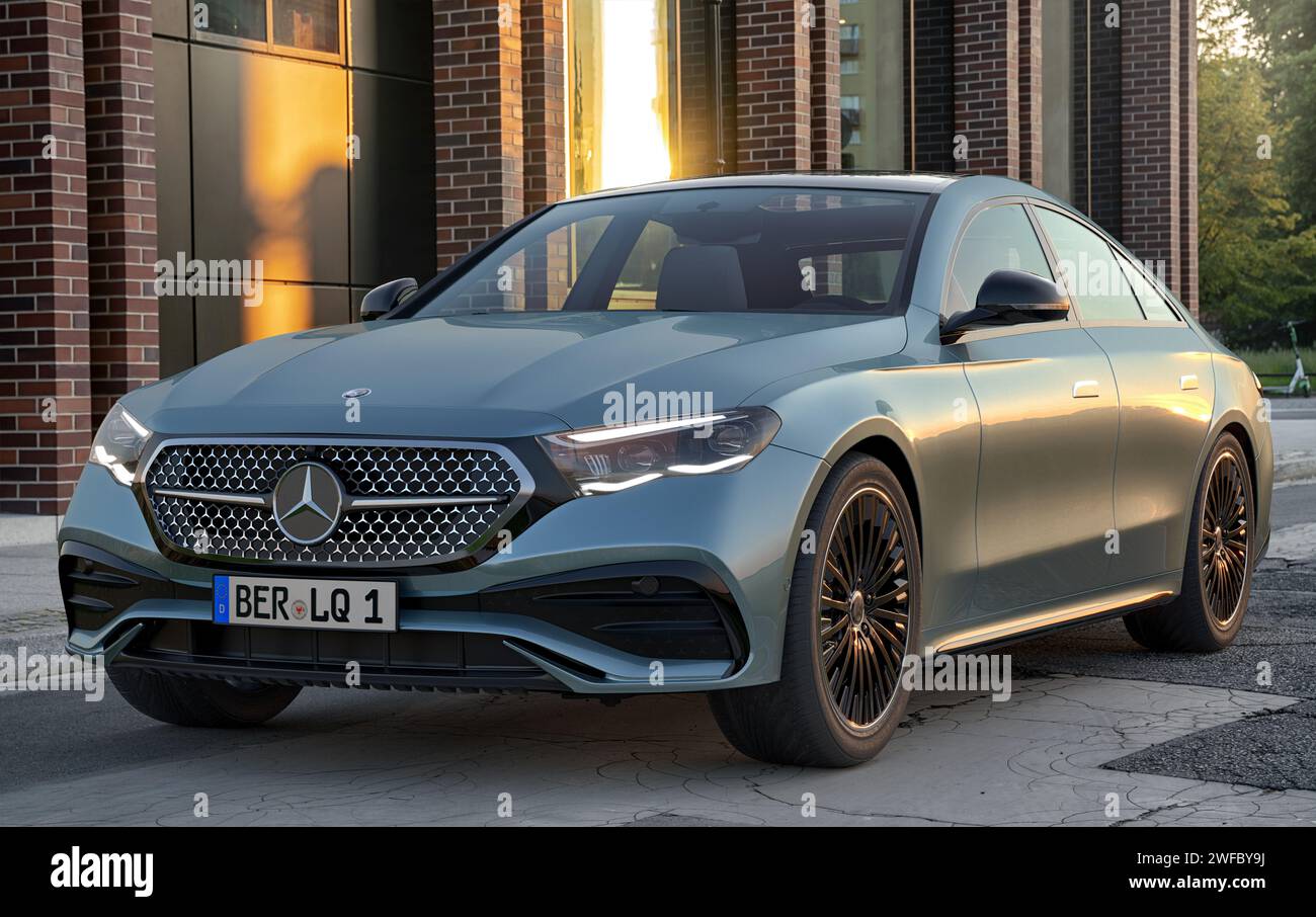 The new Mercedes E-Class AMG - a sporty variant of the Mercedes E-Class ...