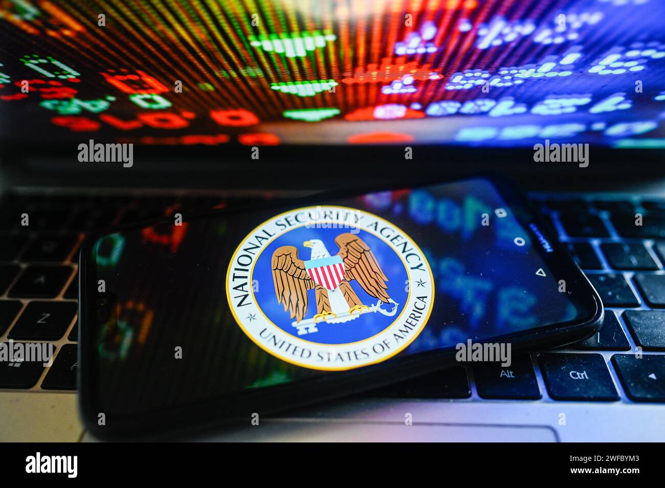 National security agency logo hi-res stock photography and images - Alamy