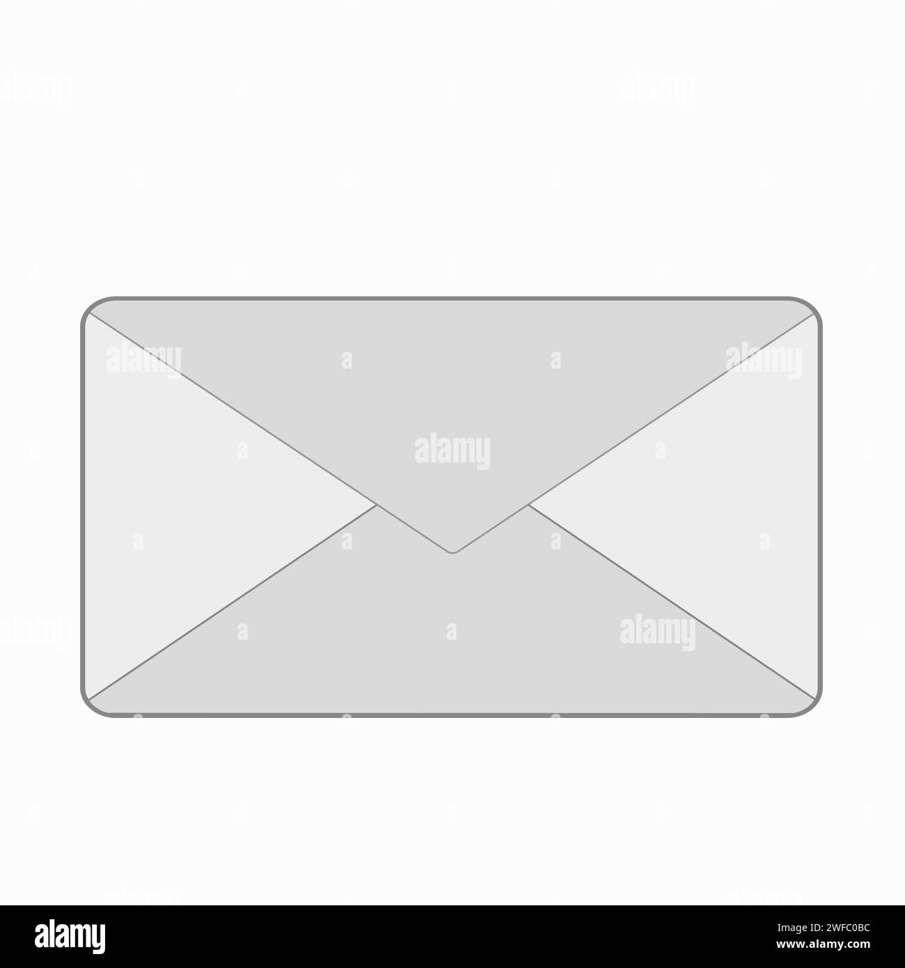 Envelope icon. Message sign. Communication background. Letter mail ...